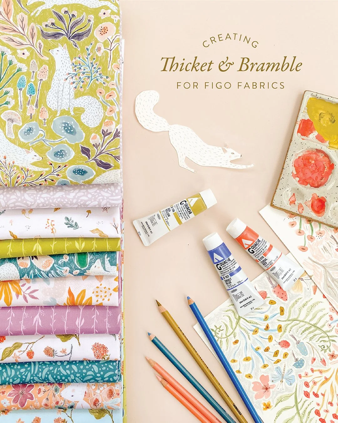 Behind the Scenes — Jill Labieniec–Illustration & Surface Design