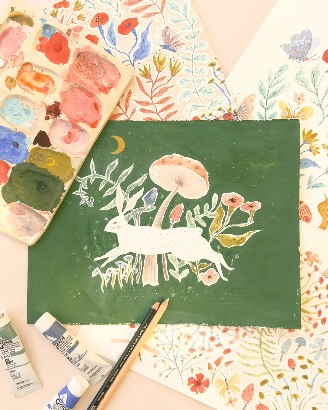 Behind the Scenes — Jill Labieniec–Illustration & Surface Design