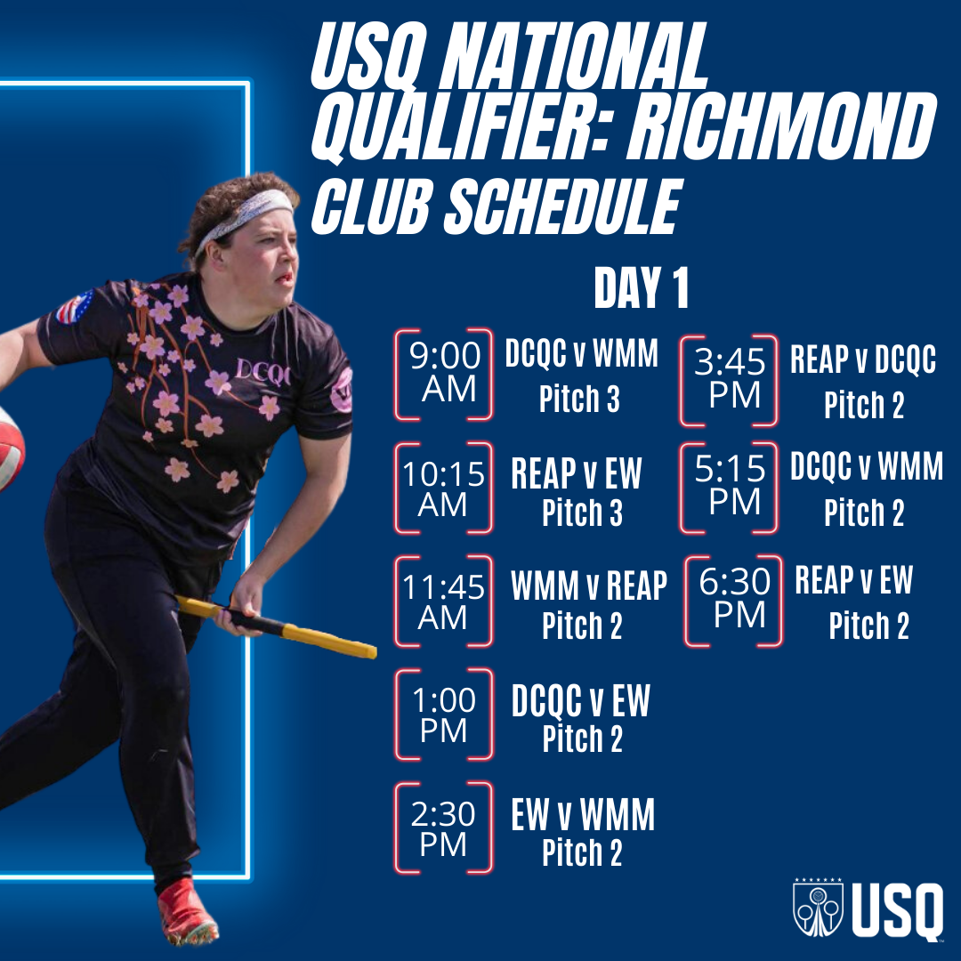 Follow the Action USQ National Qualifier: Richmond — US Quadball