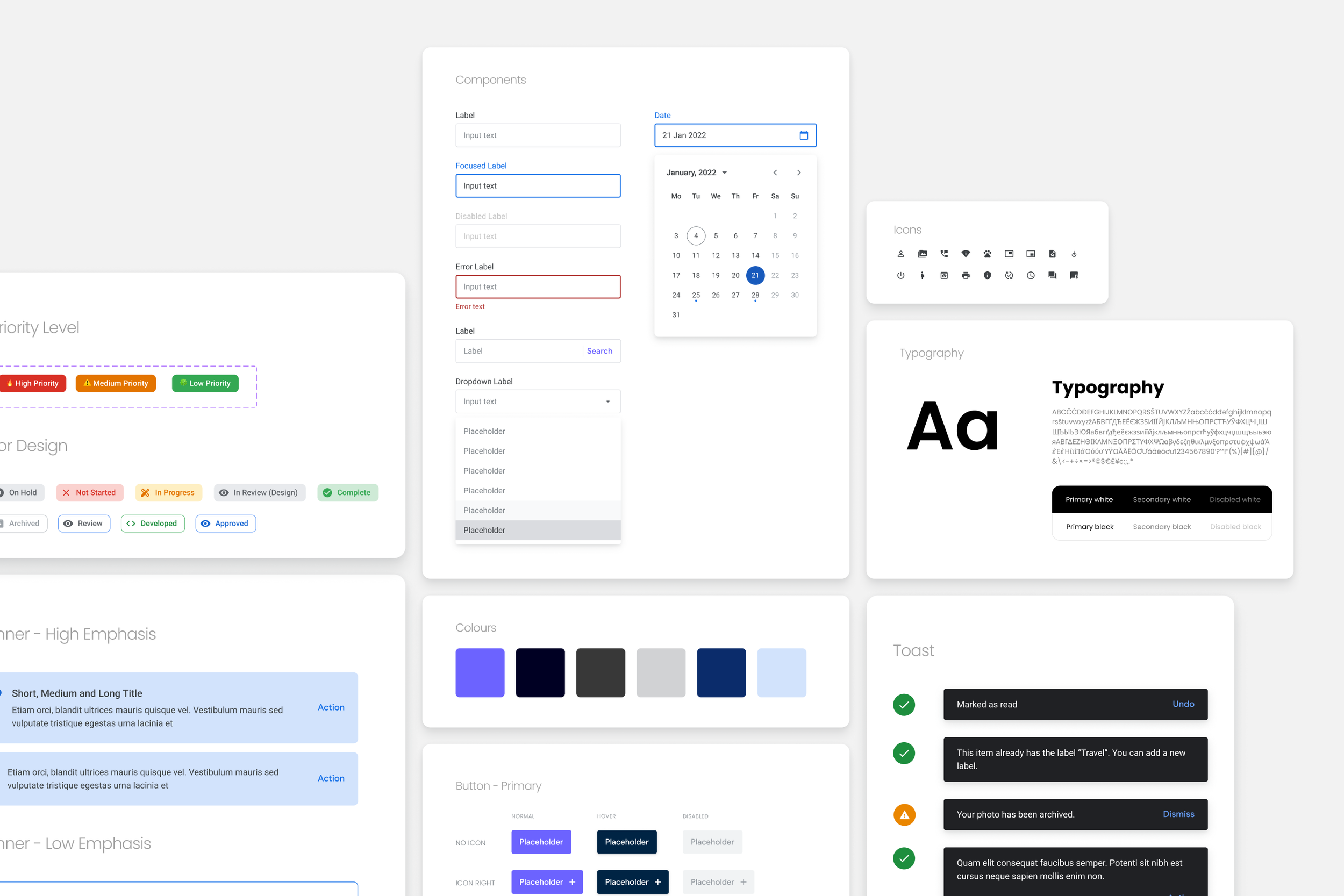 Case study: Design system — Gabriella's Portfolio