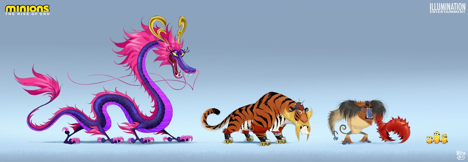 Minions : The Rise of Gru — HEBROCHARACTERDESIGN