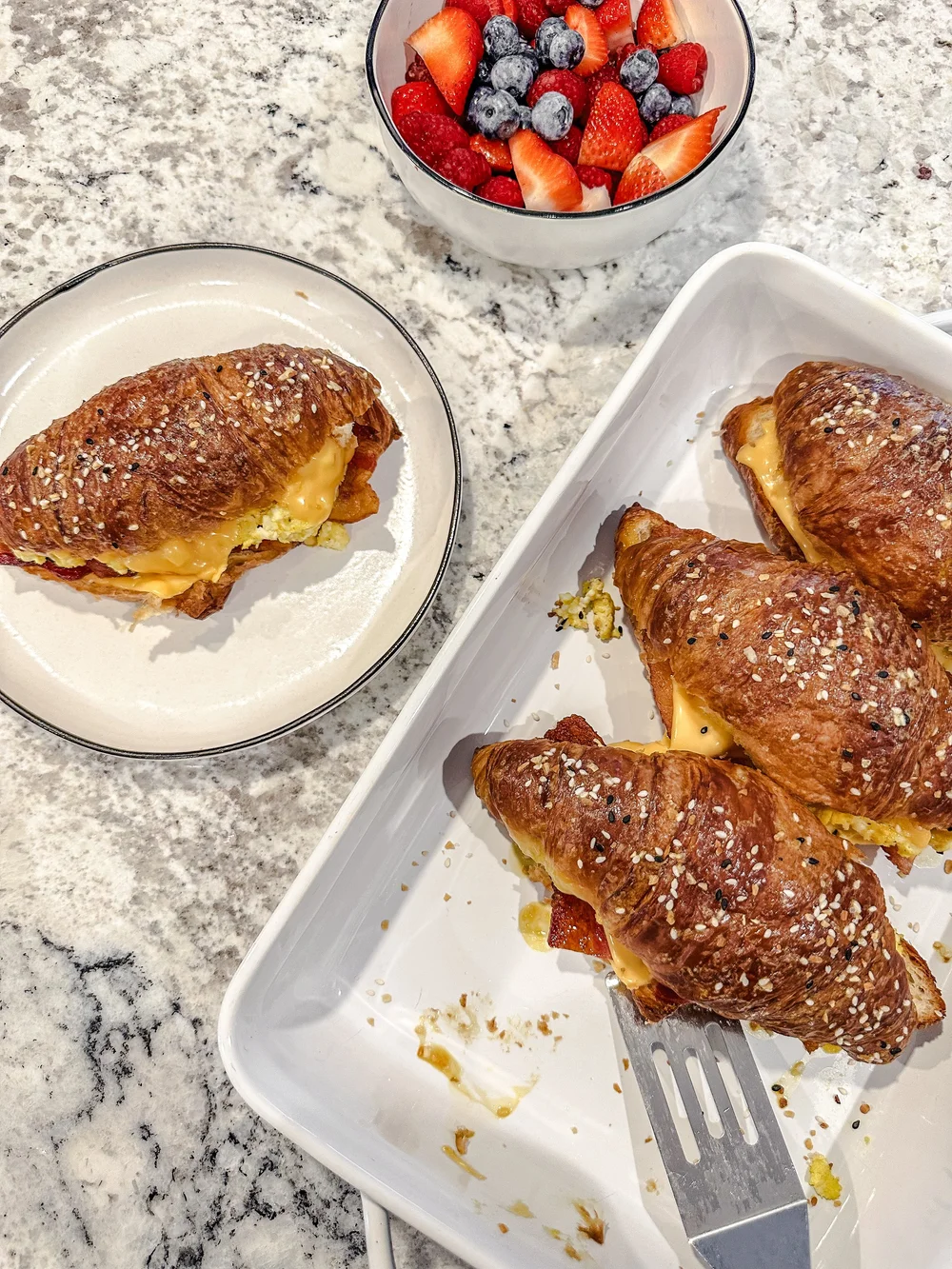 Everything but the Bagel Breakfast Croissants — 2hungrydaughters