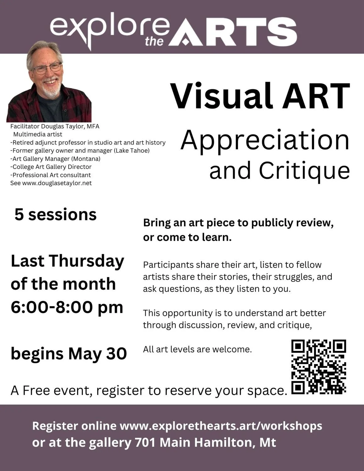 Teen and Adult Workshops — Explore the ARTS - gallery studios education