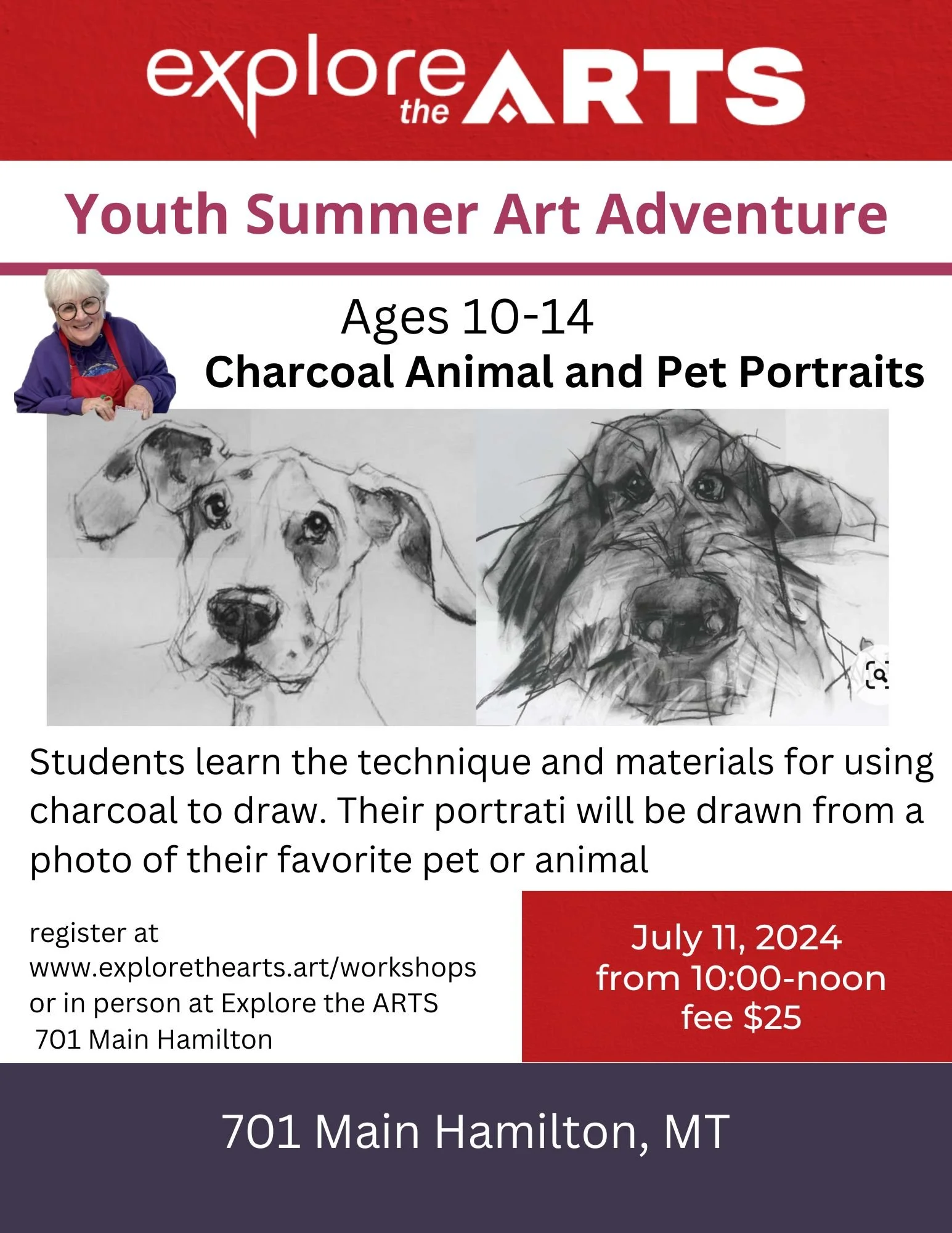 Animal portraits in Charcoal 10-14 yr olds — Explore the ARTS - gallery ...