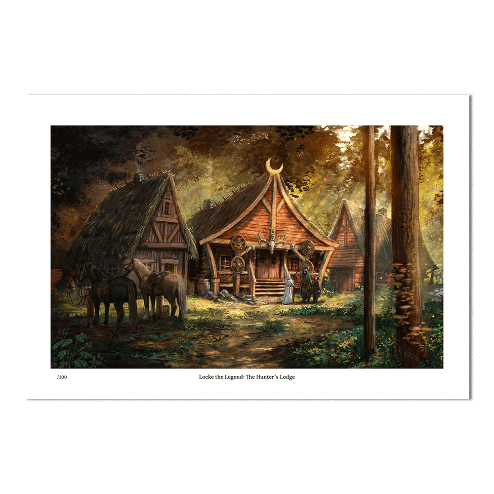 Art Print: Aurora Bunnealis the Jackalope — VALKIRI