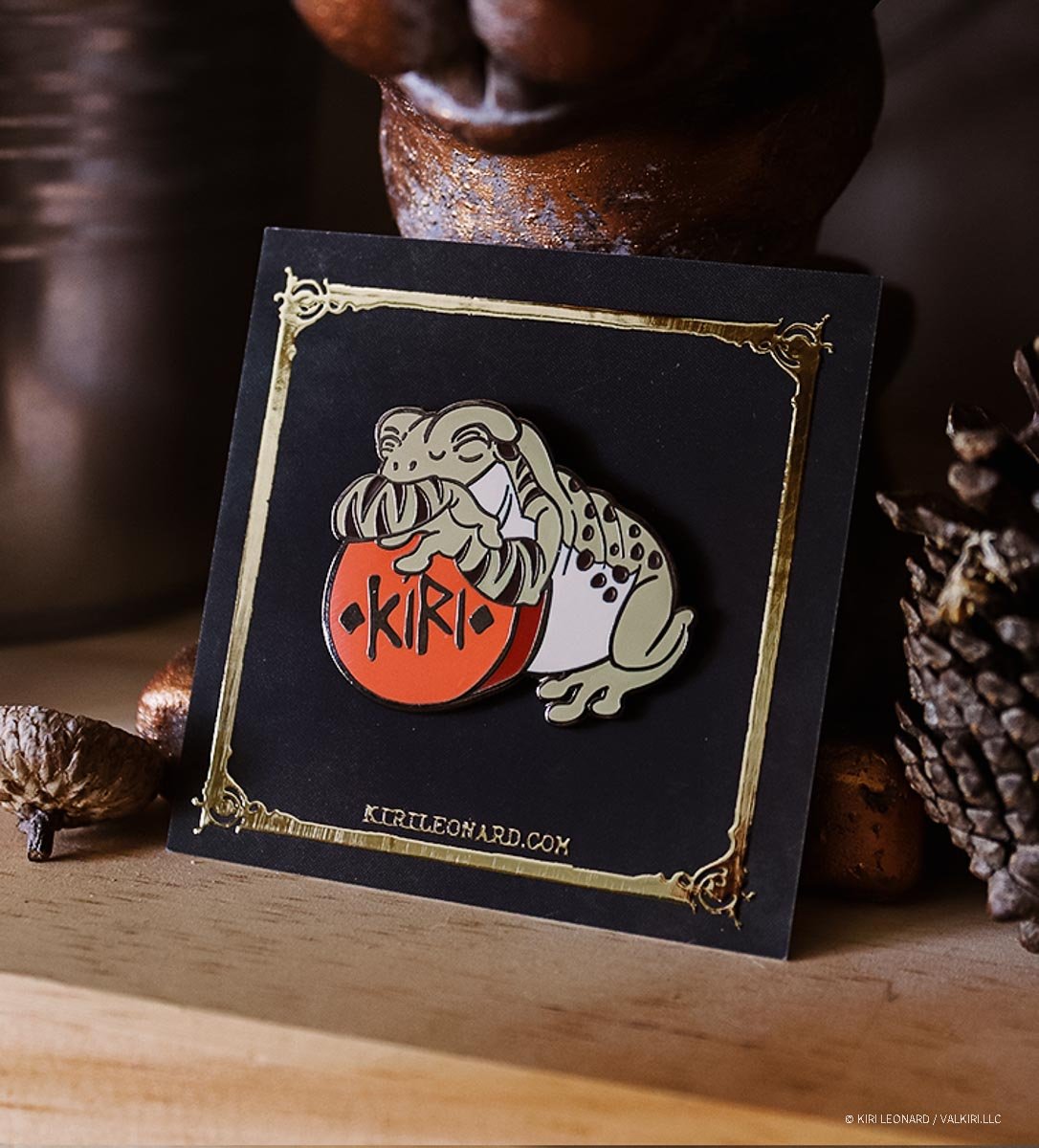 Collectible Enamel Pin: Arthur the Frog — VALKIRI