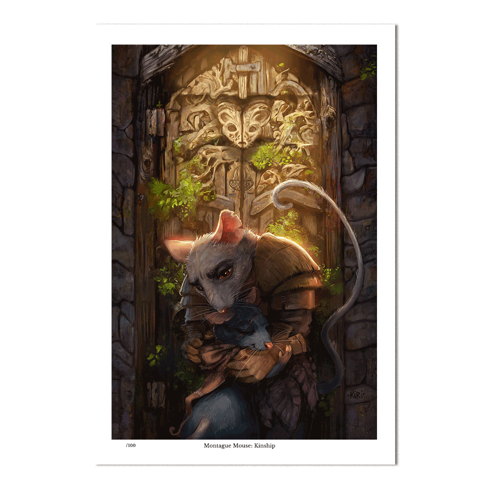 Art Print: Montague Mouse - Fields of Heather (Limited Edition) — VALKIRI