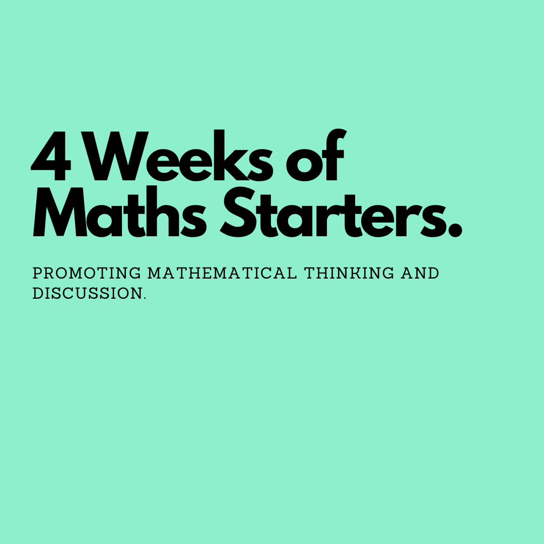 4 Weeks of Maths Starters — Limitless Maths
