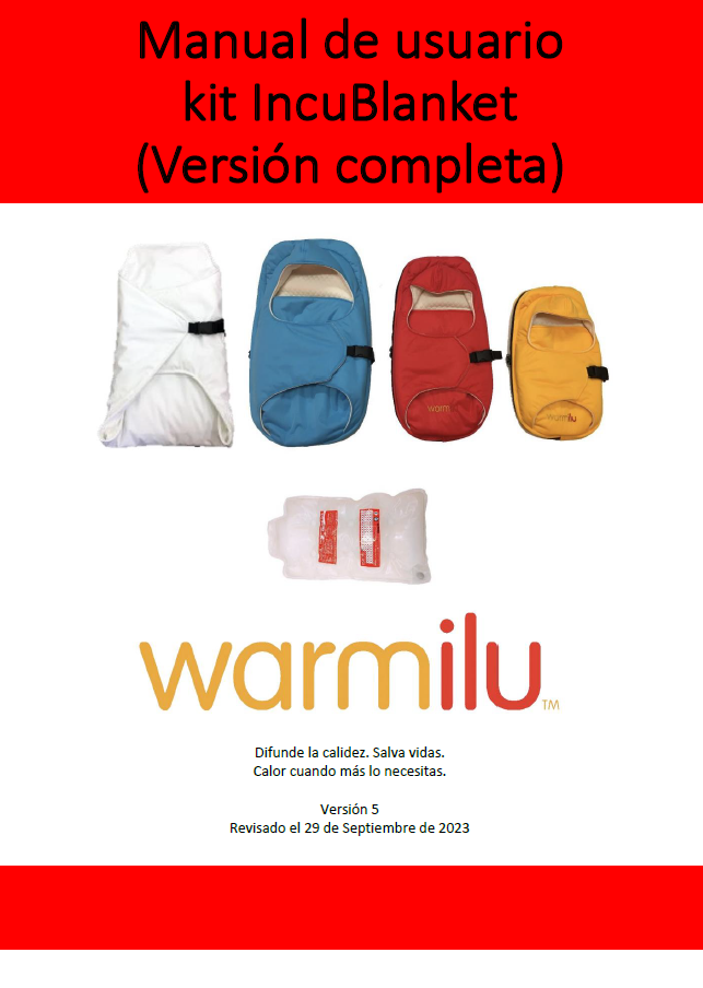 INSTAWARMER PACK TECH SHEET — Warmilu - Spread warmth, save lives.