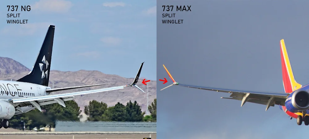 5 ways to tell a Boeing 737 MAX from other 737s | The Window Flyer