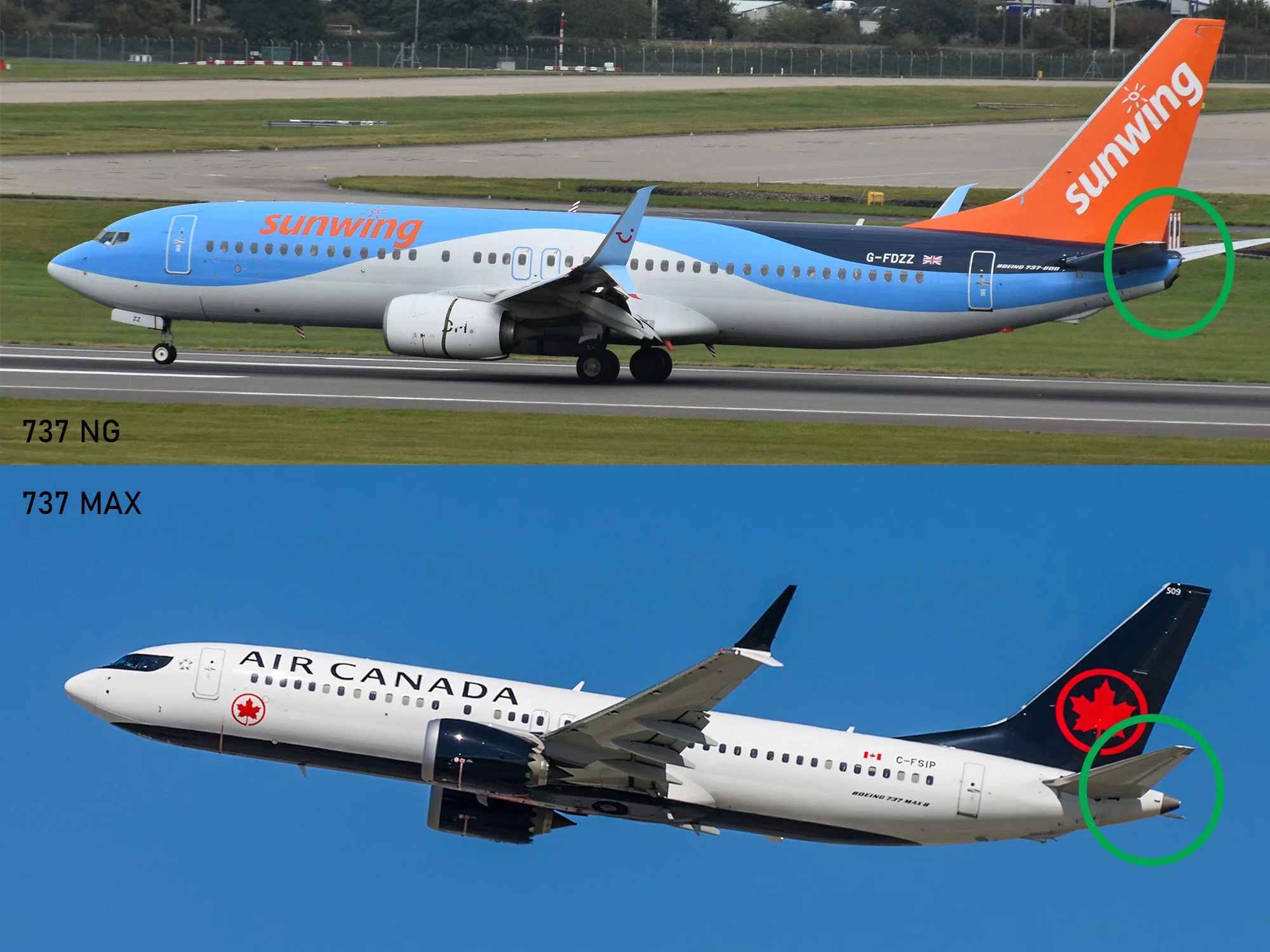 5 ways to tell a Boeing 737 MAX from other 737s | The Window Flyer