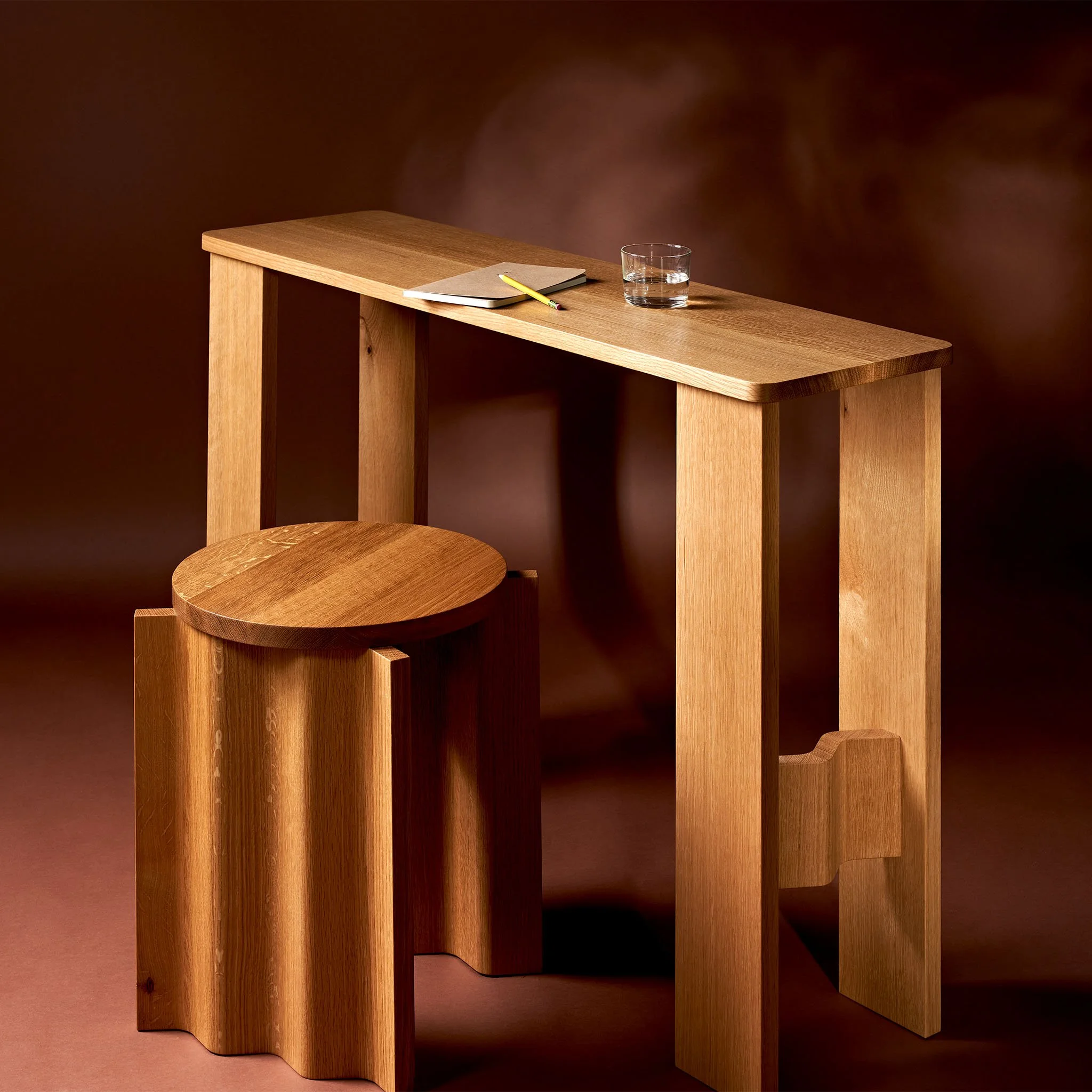 Corrugated Console Table — HANNEKE LOURENS