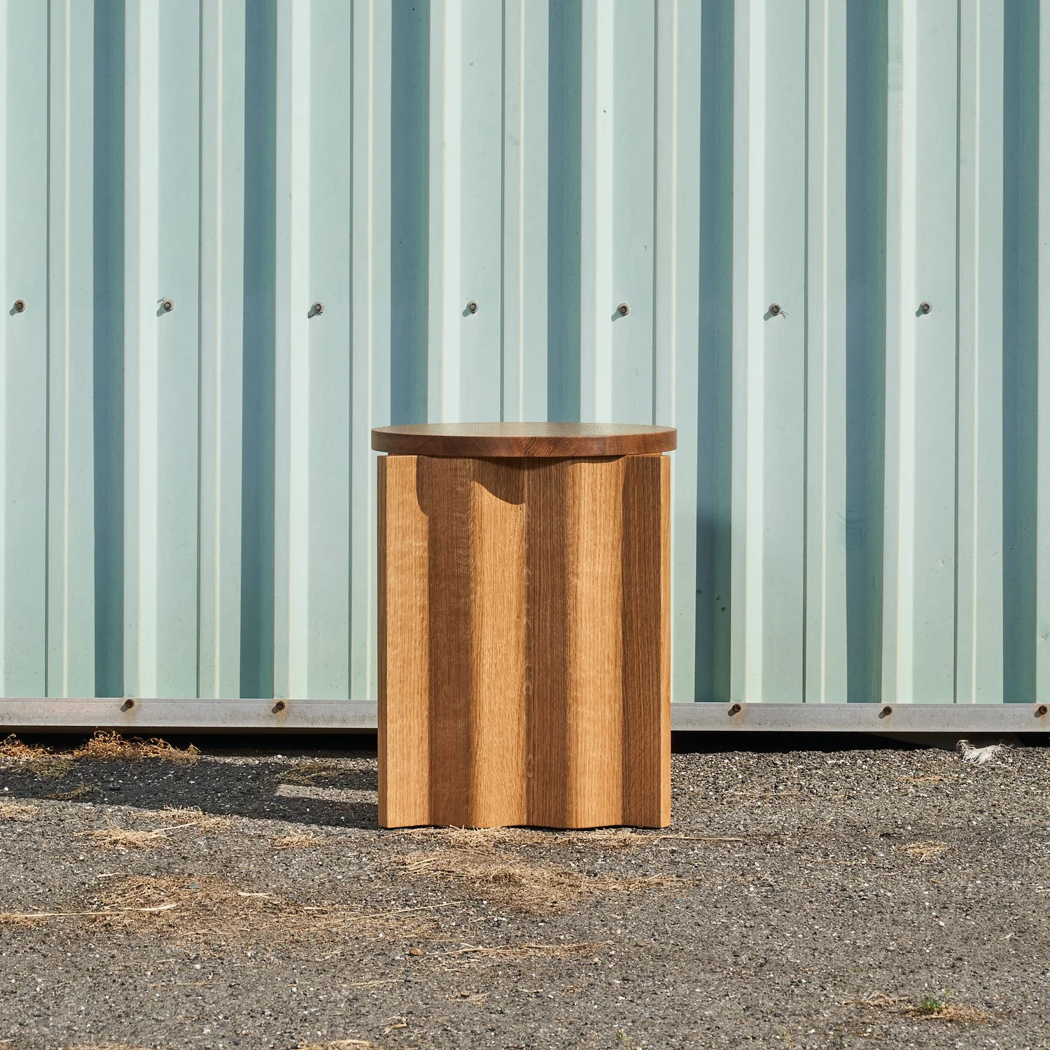 Corrugated Side Table — HANNEKE LOURENS