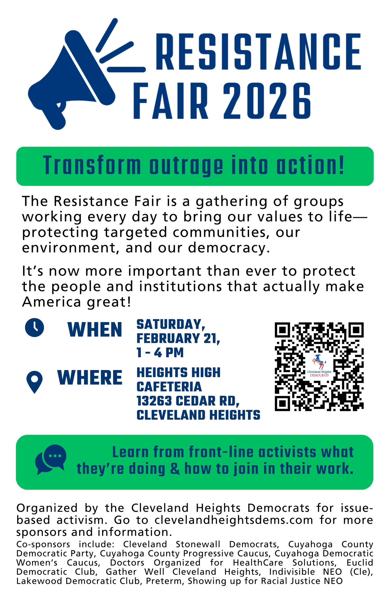 Resistance Fair 2026 — Cleveland Heights Democrats
