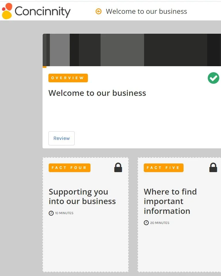 e-Inductions — Concinnity