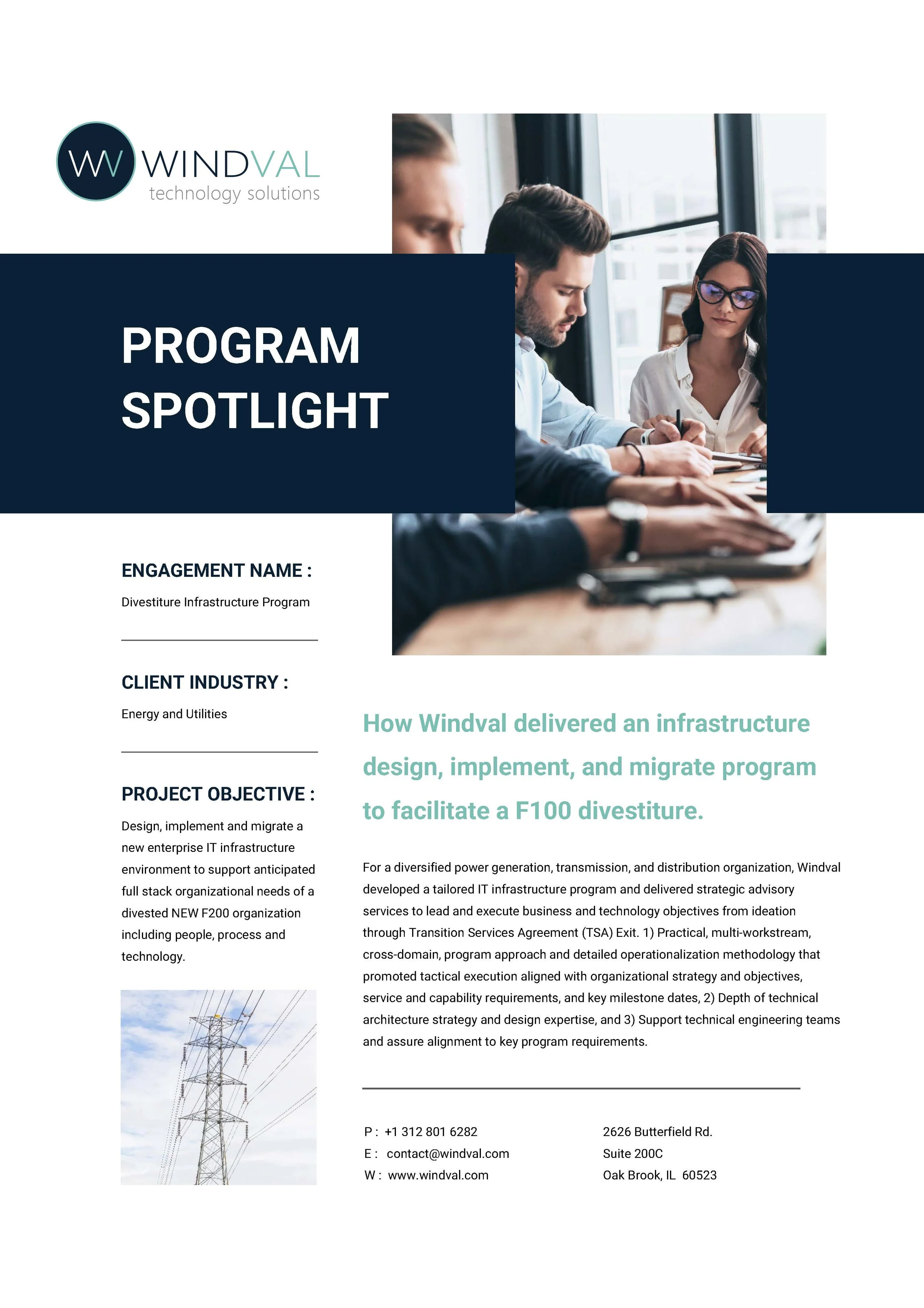 Our Work — Windval Technology Solutions LLC