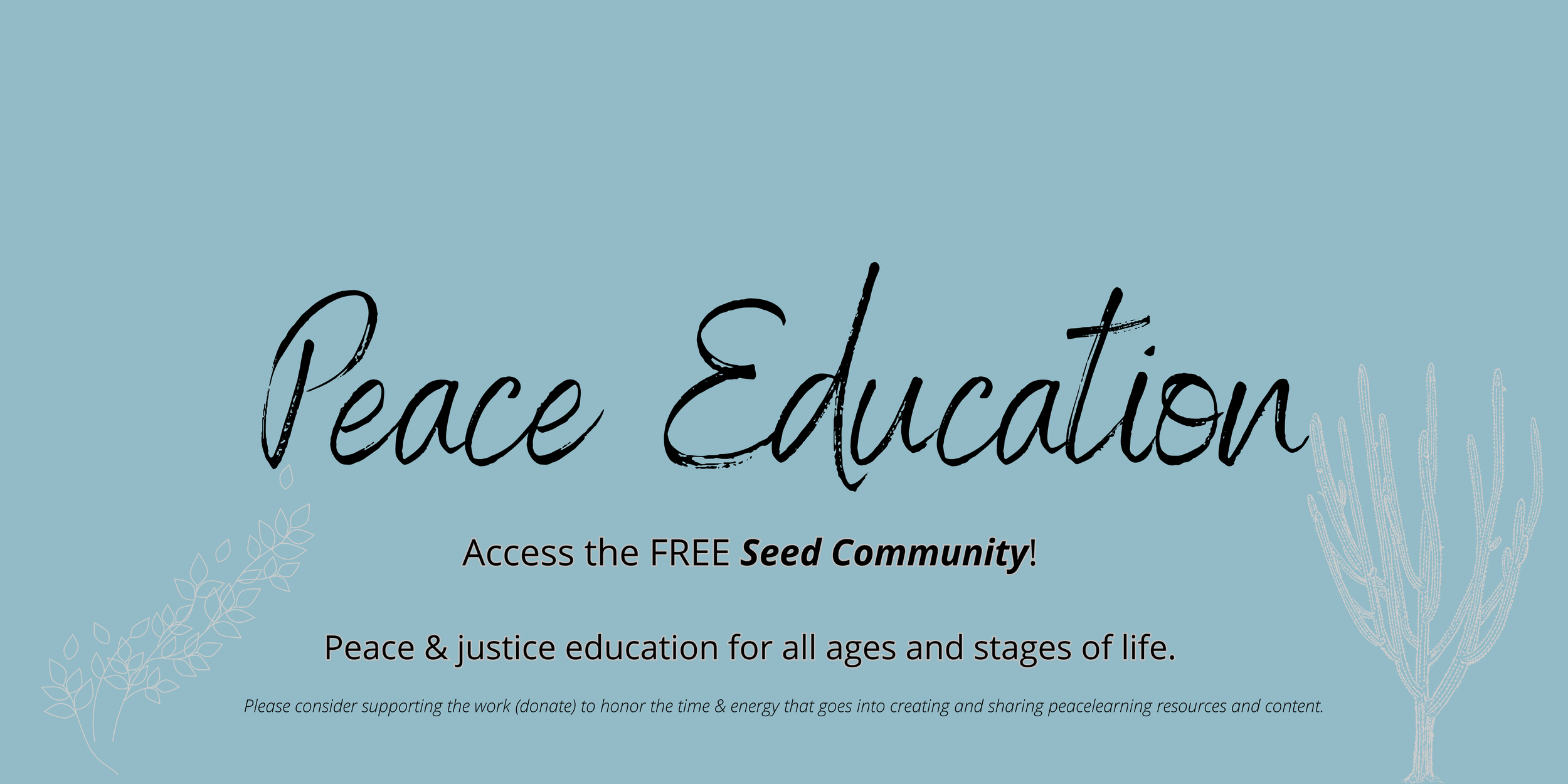 'Seed Community' - Lessons, Practices & Resources — The Peace Pad