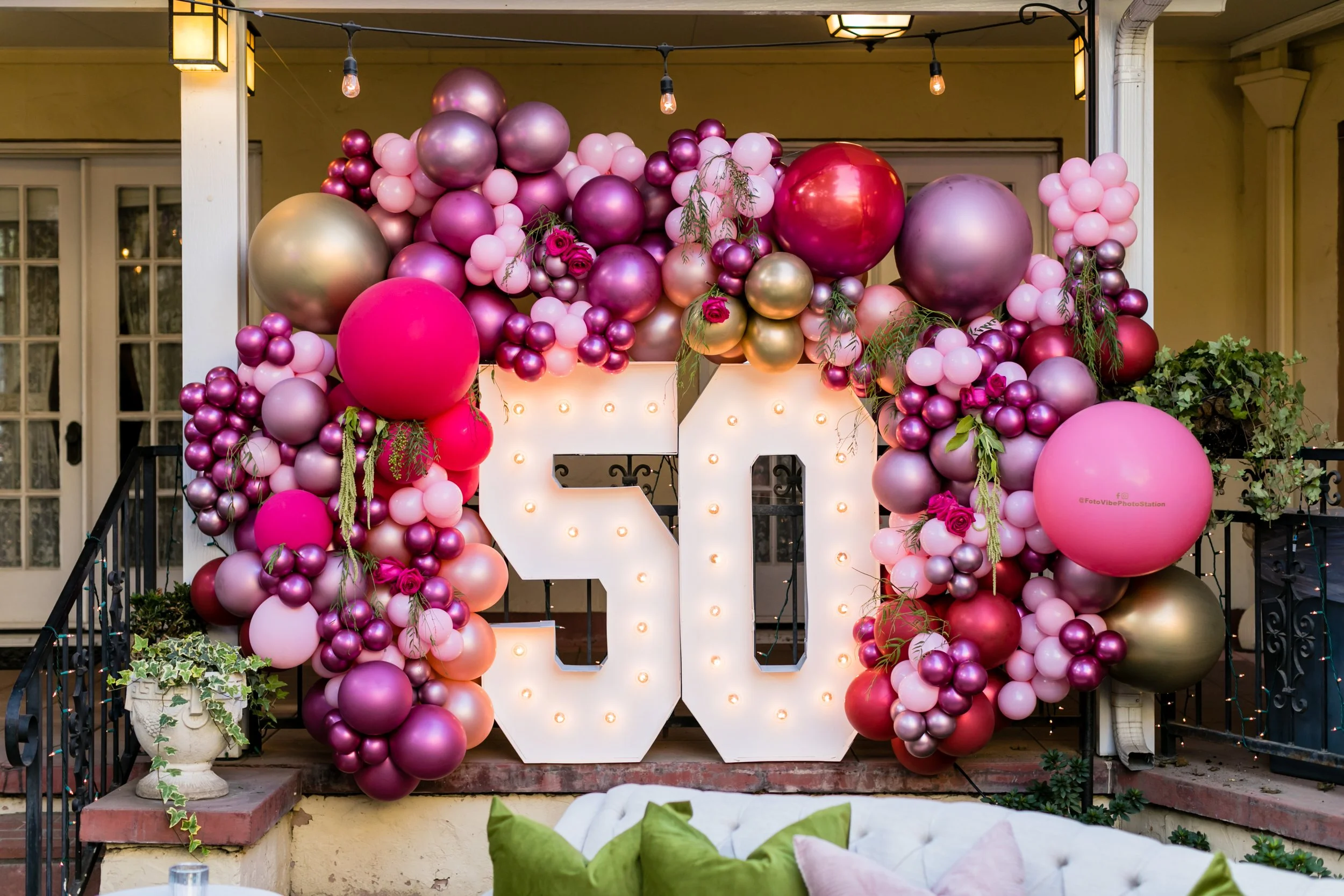 Helium Balloons & Arch Decoration, Balloon Decor Services Orange County ...