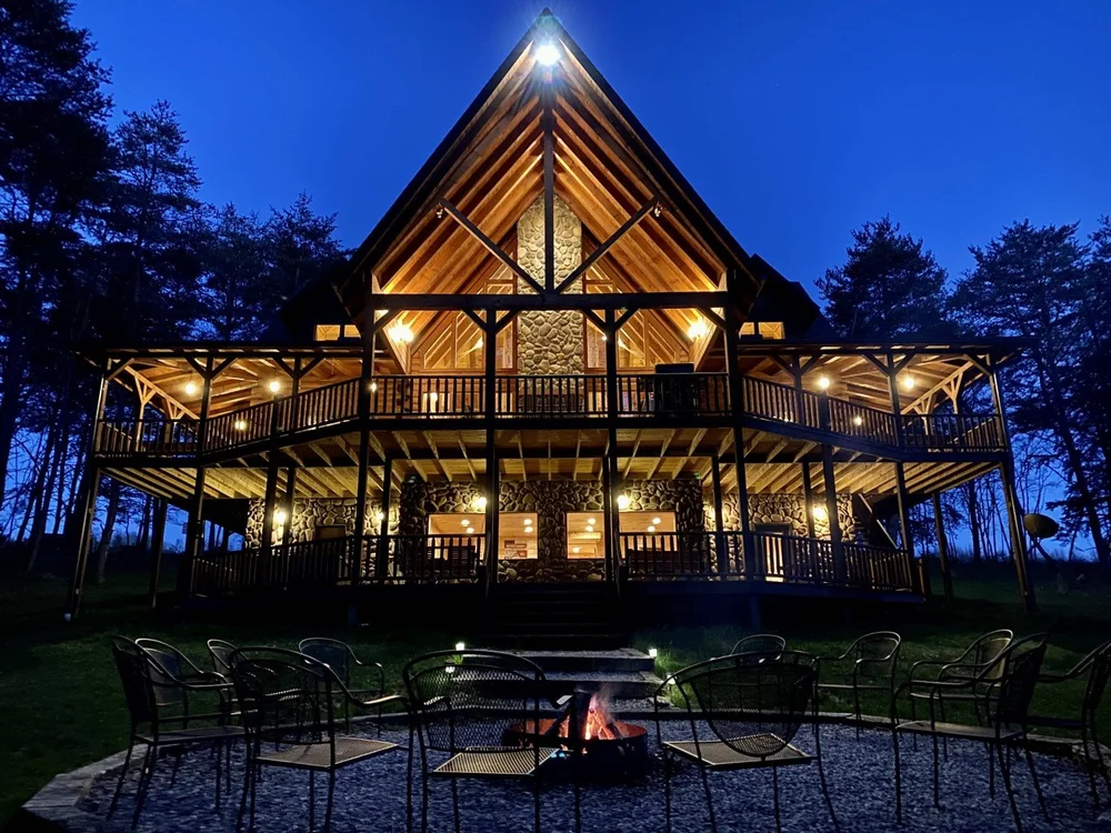 River Rock Lodge — Liberty Log Lodging | Hocking Hills