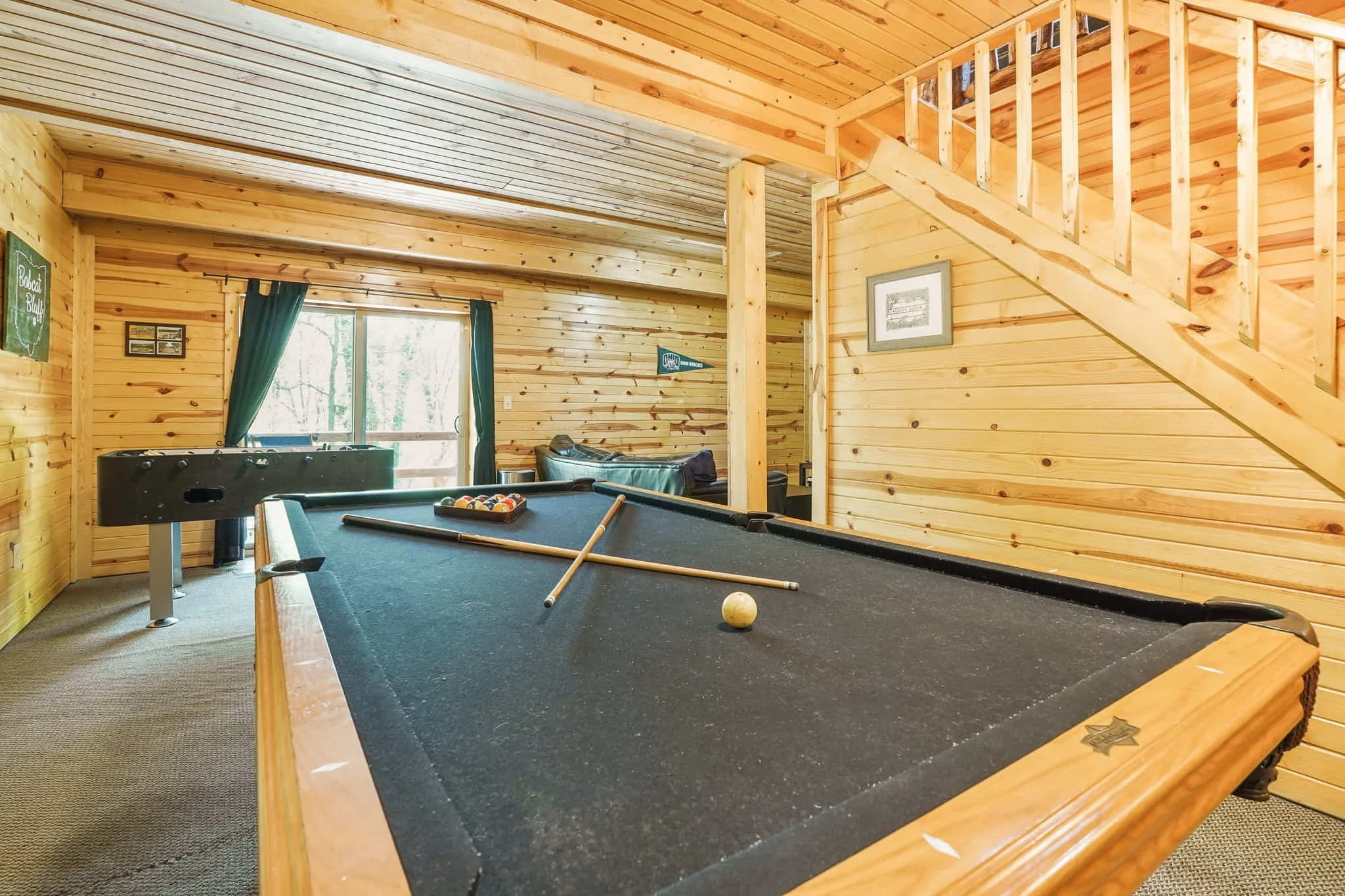 Bobcat Bluff Cabin (sleeps 8) — Liberty Log Lodging | Hocking Hills