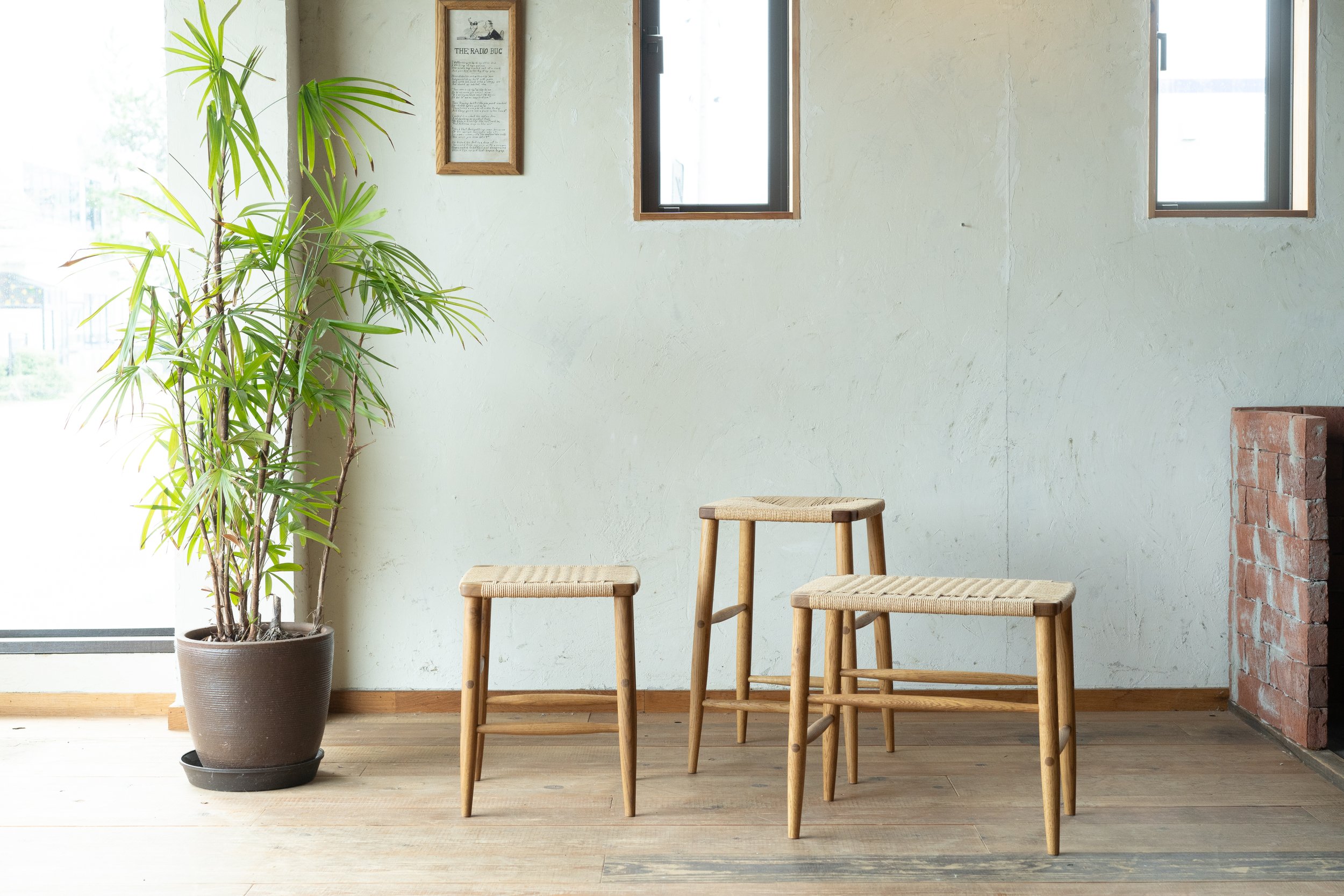PAPER CODE STOOL — indigo-furniture