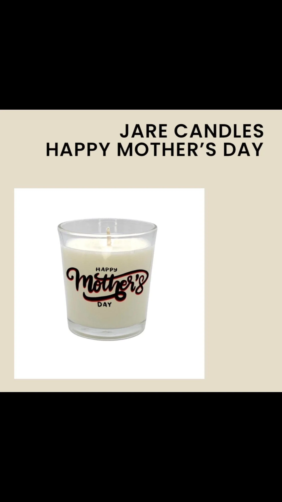 JARE CANDLES is 100% Soy Based Wax and Hand poured
