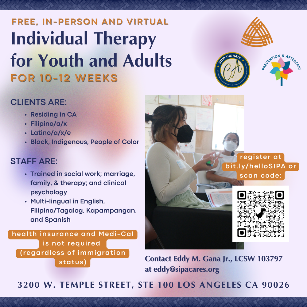 Mental Health Services — Search to Involve Pilipino Americans