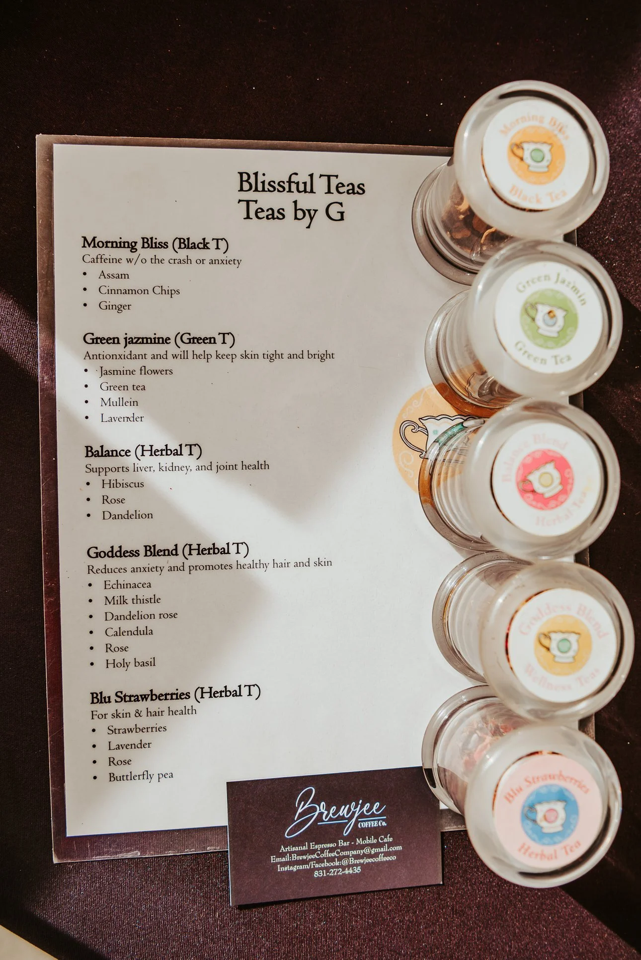 Menu 1 — Brewjee Coffee Co