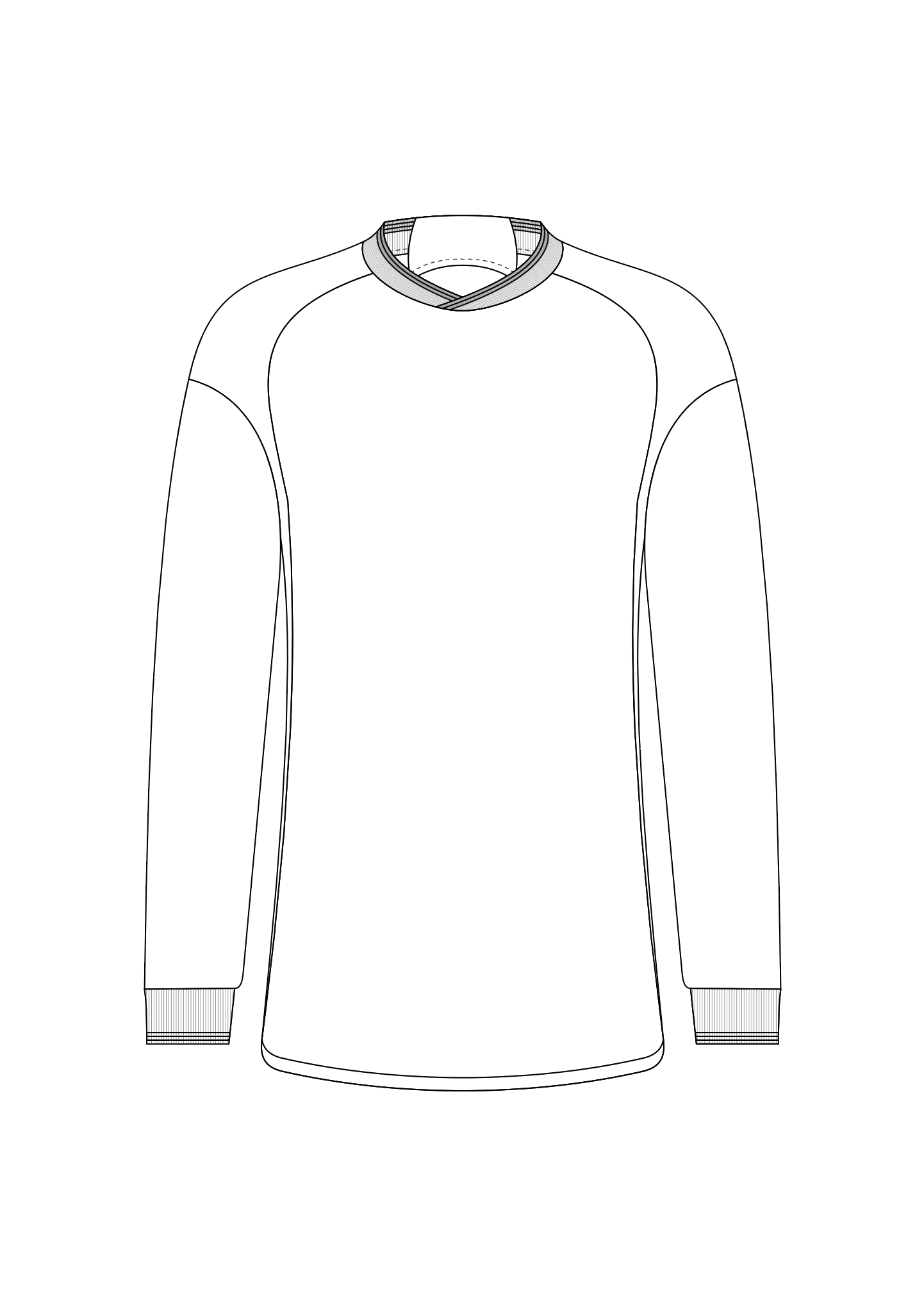 TECHNICAL FLATS — Digital Technical Clothing Drawing Packs and Mockups ...