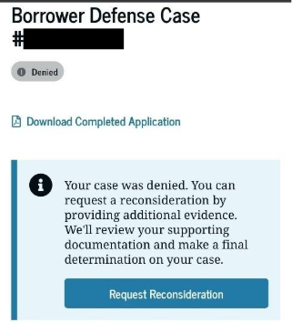 Tips for Submitting a Borrower Defense Reconsideration Application ...