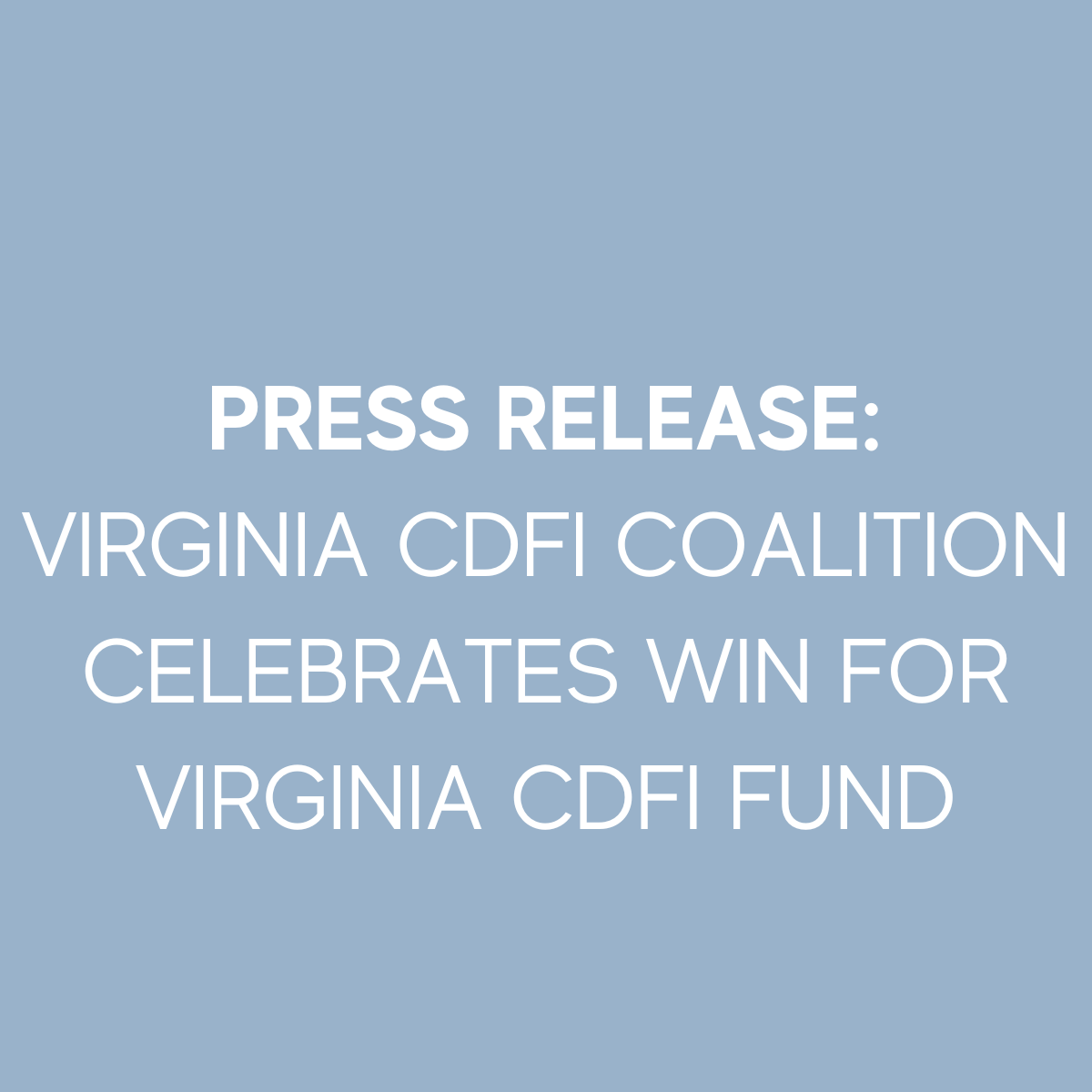 Blog 2 — Virginia CDFI Coalition
