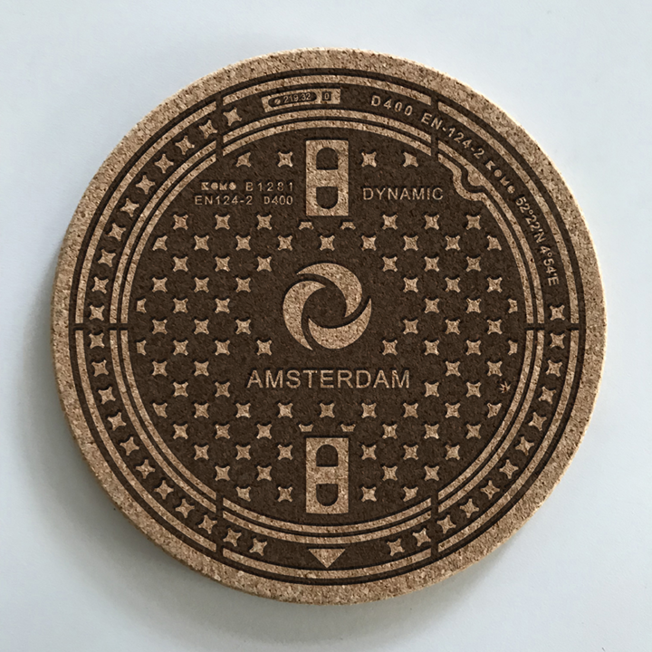 Manhole Cover Coasters Amsterdam — TOMBINO