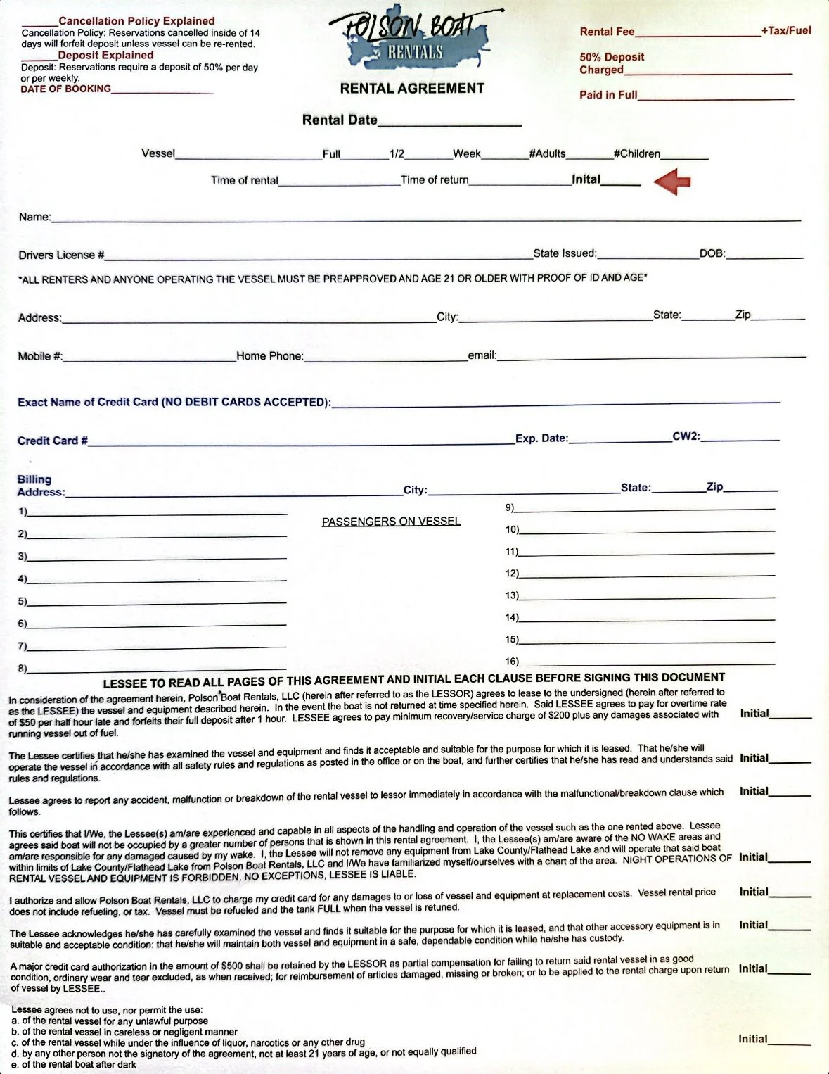 Boat Rental Flathead Lake