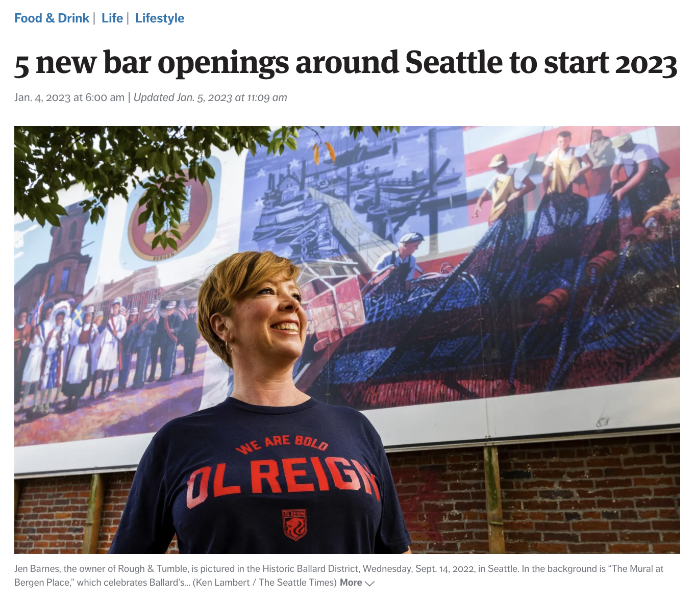 Menu — Rough & Tumble