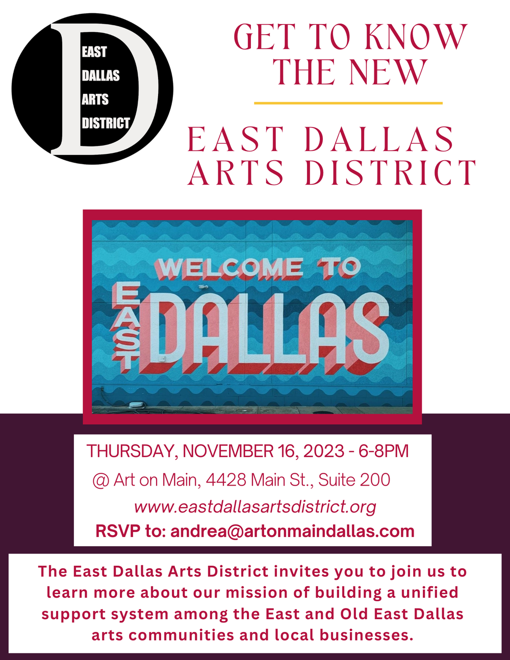 Get to Know the new East Dallas Arts District — Art on Main