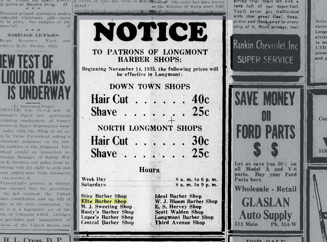 Elite Barber Shop — Services & Hours — authentic barber shop in ...