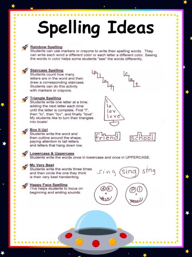Spelling Resources — Mrs. Campos-Nunez First Grade Class