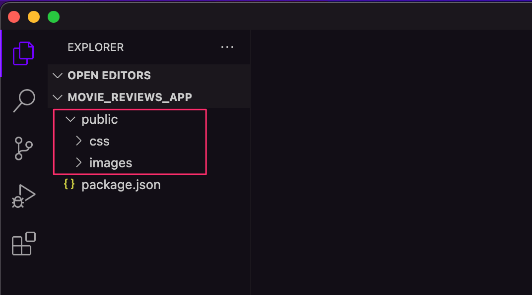 Creating a movie reviews app — codemahal
