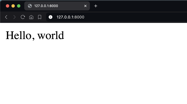 Hello, world! — codemahal