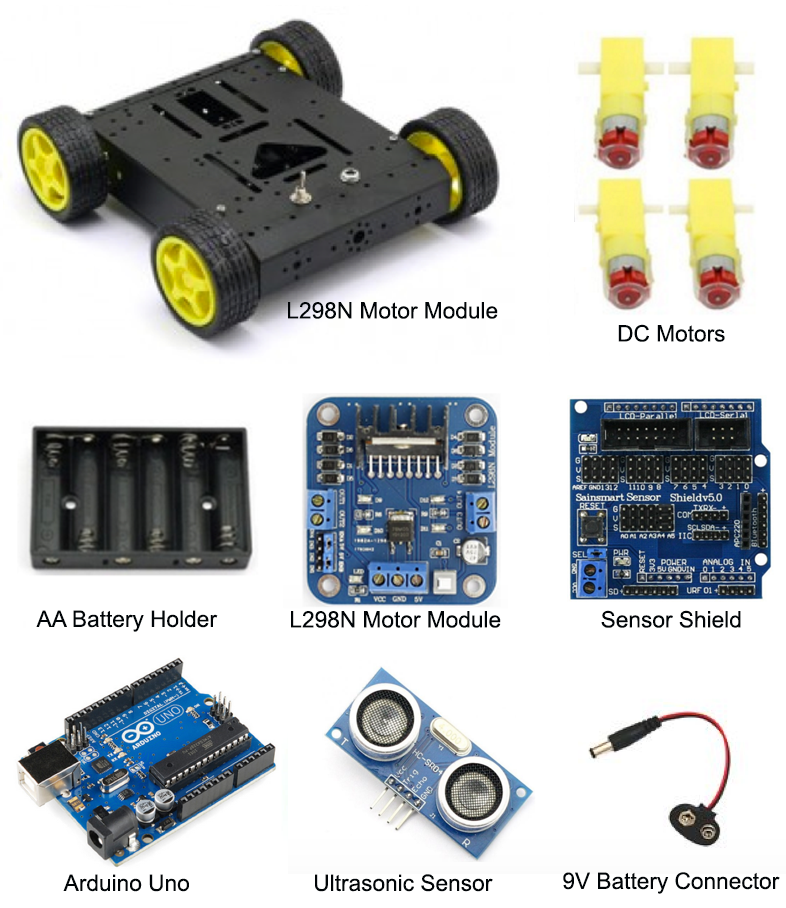 Build a 4WD autonomous car with Arduino — codemahal