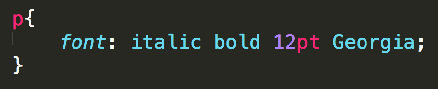CSS font properties — codemahal