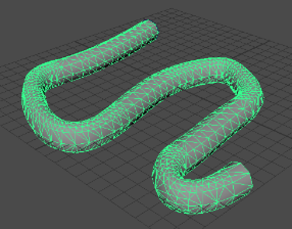 Extruding along a curve in Maya — codemahal