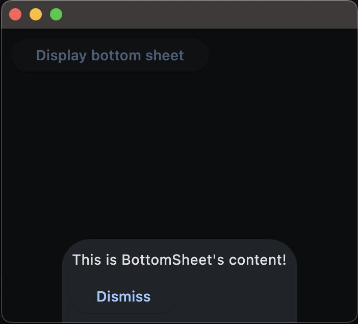 Dialogs and panels in Flet — codemahal