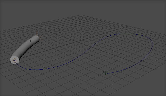 Animate a skeleton on a motion path in Maya — codemahal