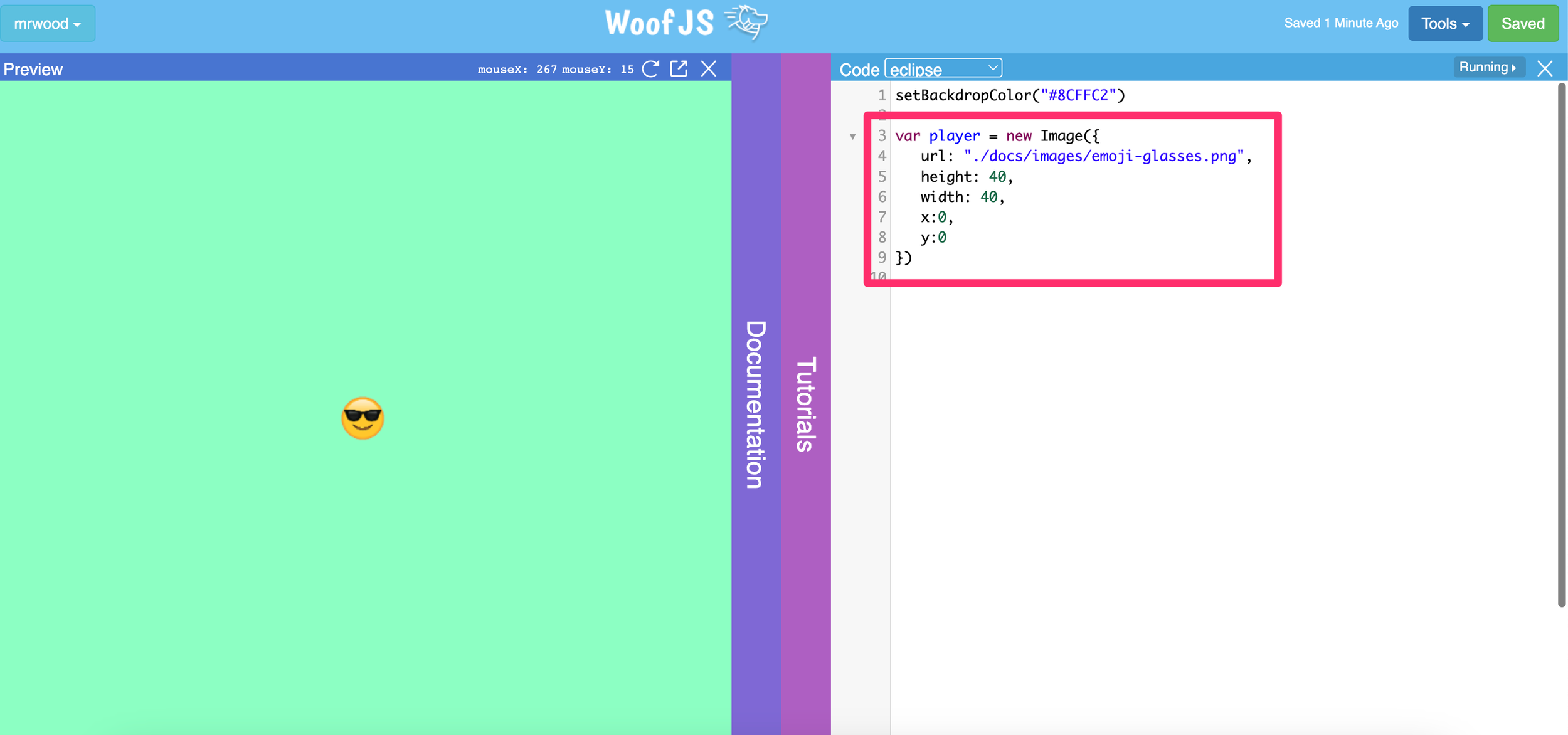 Create a survival game with WoofJS — codemahal