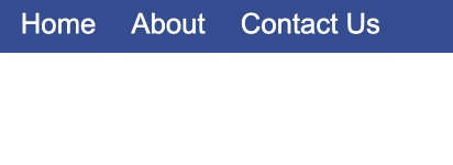 Creating a horizontal navigation menu with HTML & CSS — codemahal