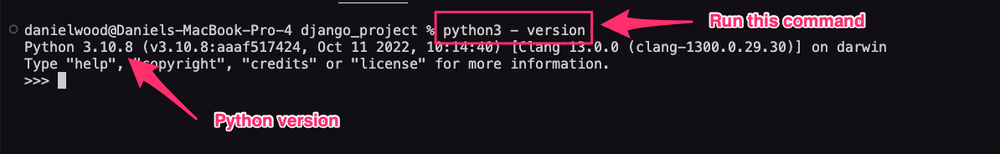 Installing Django — codemahal