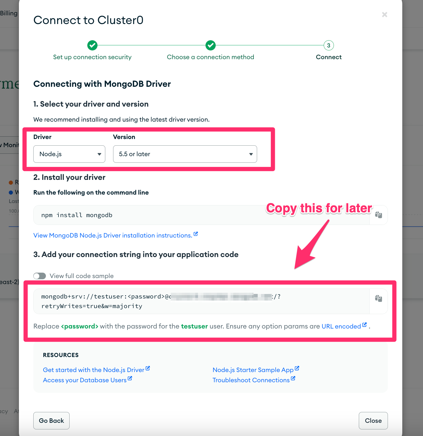 Connecting the app to the database — codemahal