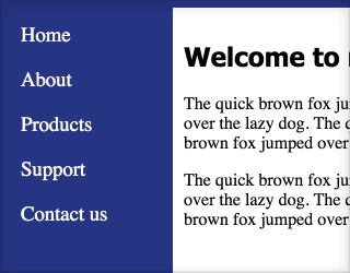Creating a vertical navigation menu with HTML & CSS — codemahal