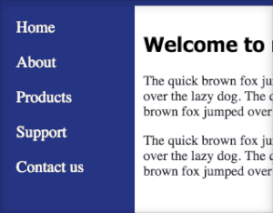 Creating a vertical navigation menu with HTML & CSS — codemahal